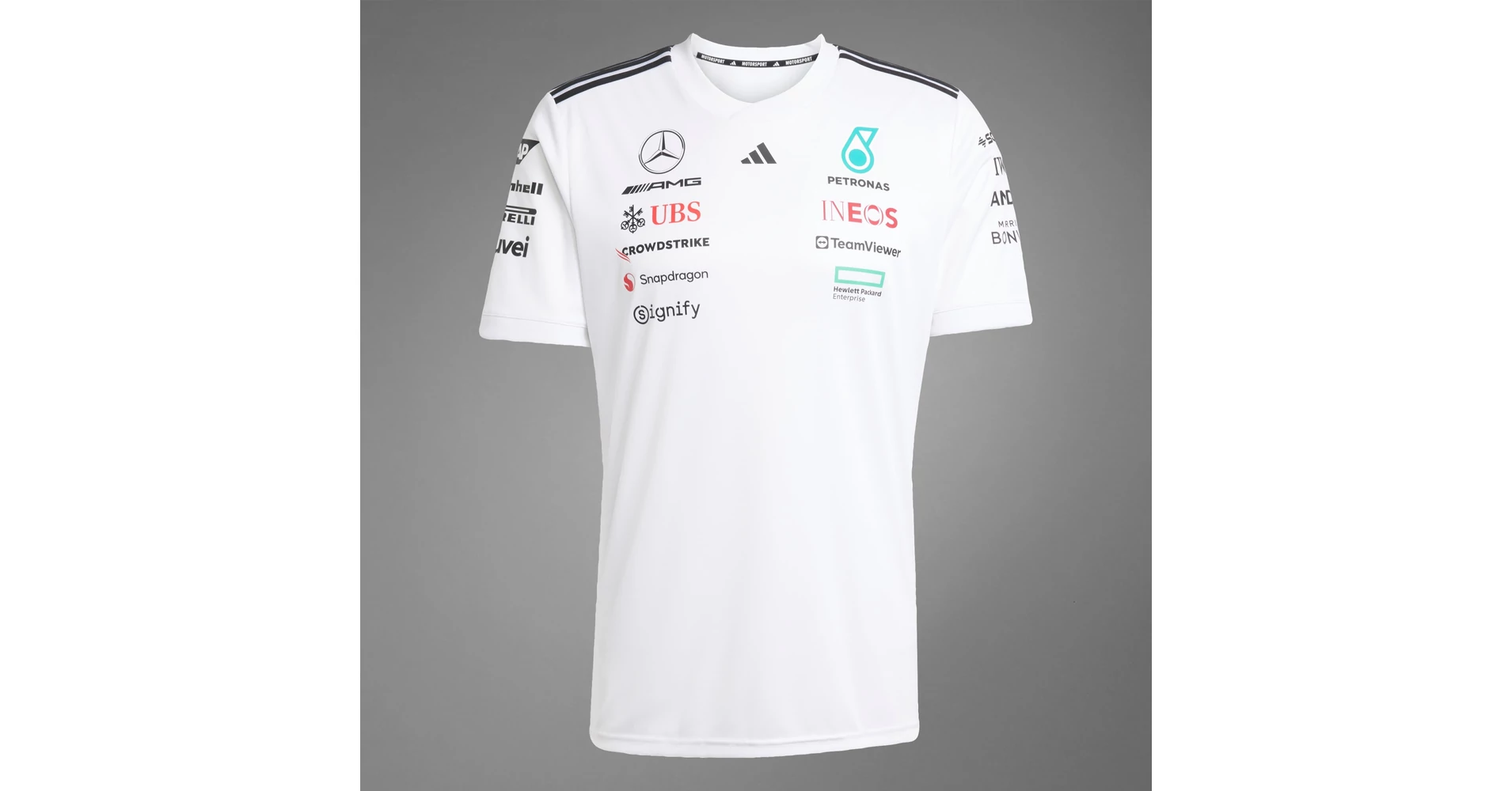Mercedes póló F1 Team 2025 fehér